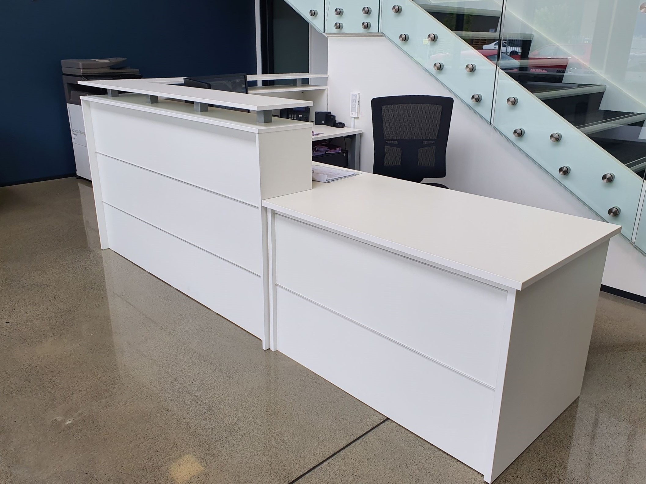 Custom Reception - Melamine - Canterbury Office Furniture
